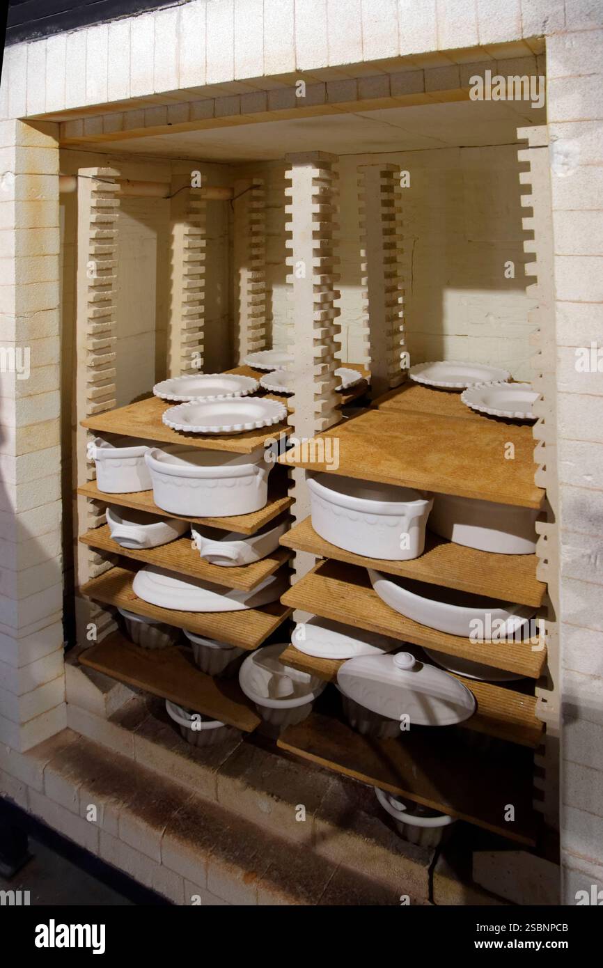 France, Bas Rhin, Soufflenheim, potters village, Friedmann Pottery ...