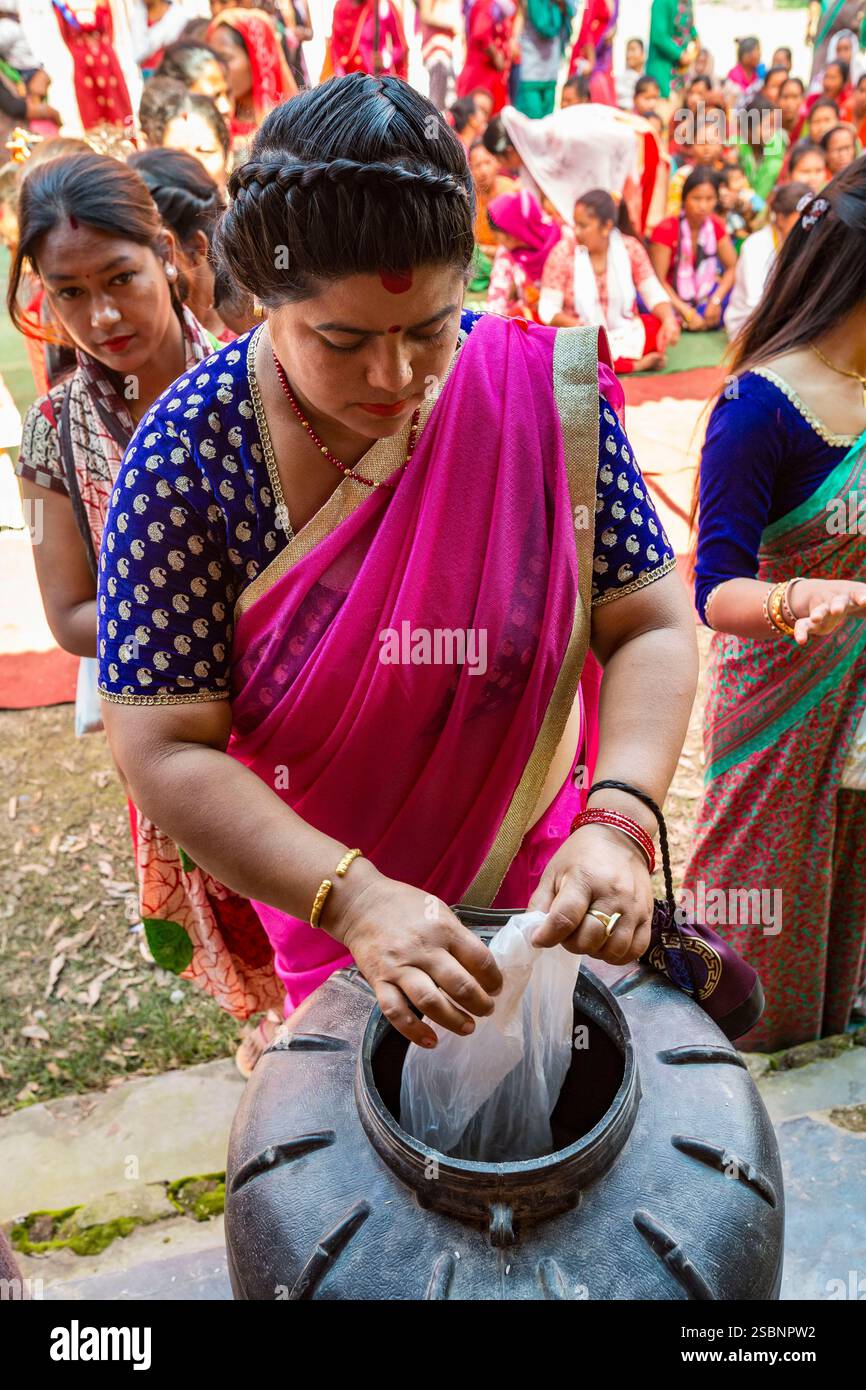 Nepal, Chitwan, meeting for the women rights Stock Photo - Alamy