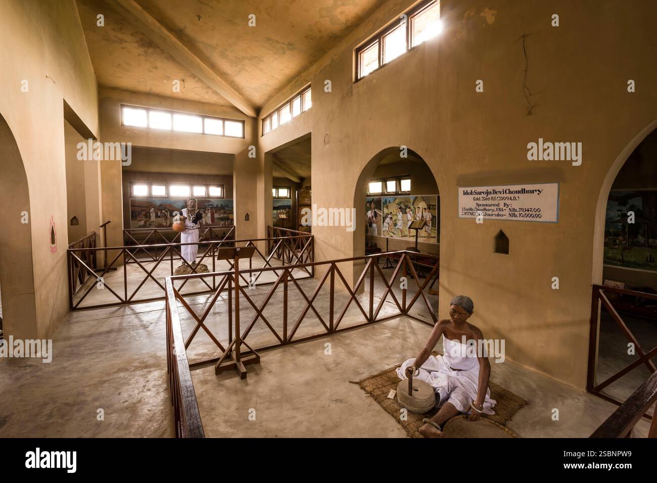 Nepal, Chitwan, Sauraha, Museum of Tharu People Stock Photo - Alamy