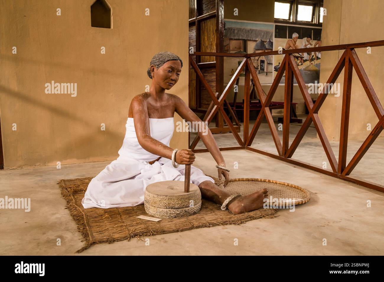 Nepal, Chitwan, Sauraha, Museum of Tharu People Stock Photo - Alamy