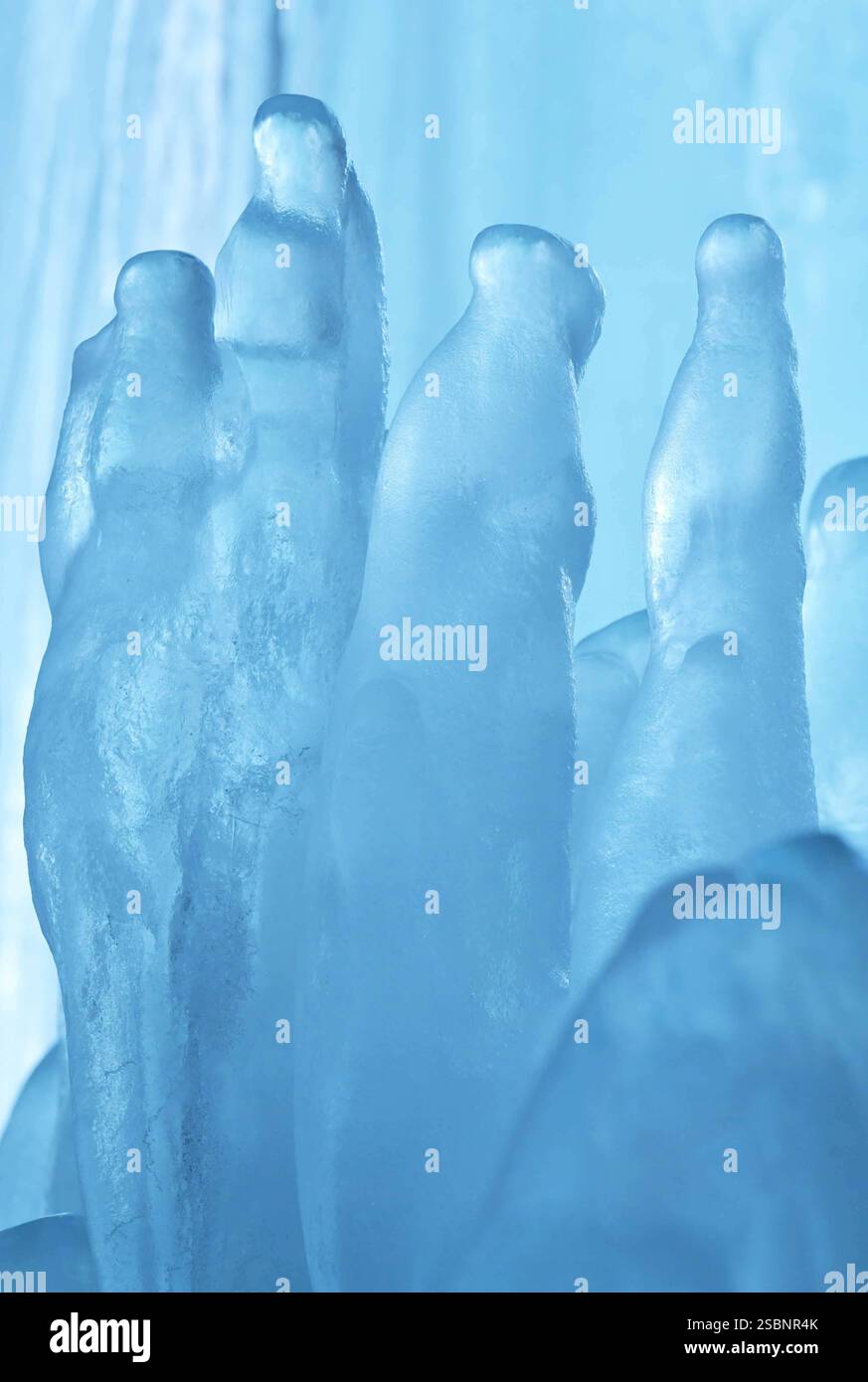 Reverse icicles in South Korea Reverse Icicles inside an abandoned ...