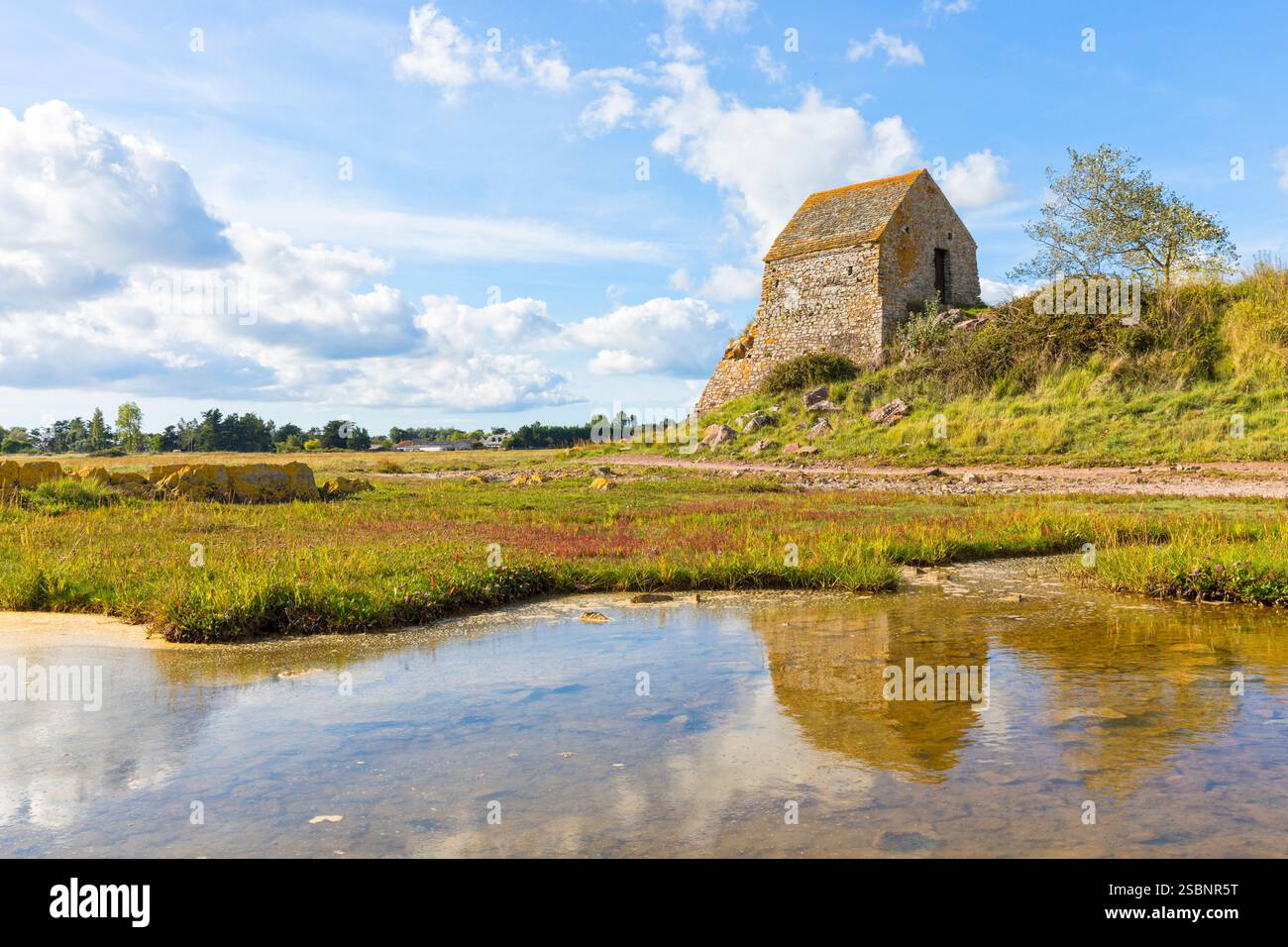Corpse de Garde, medieval guard house at Saint-Germain-Sur-Ay, Cotentin ...