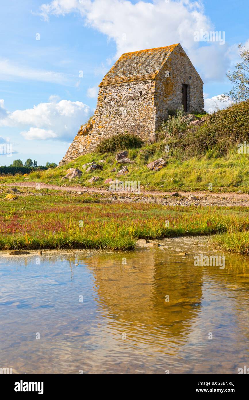Corpse de Garde, medieval guard house at Saint-Germain-Sur-Ay, Cotentin ...