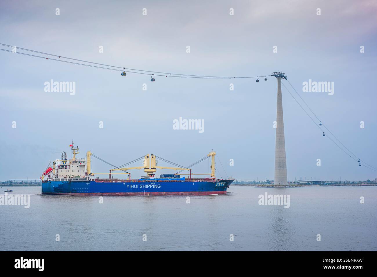 Vietnam, Haiphong Province, Sun World Cat Ba cable car connects Cat Hai ...