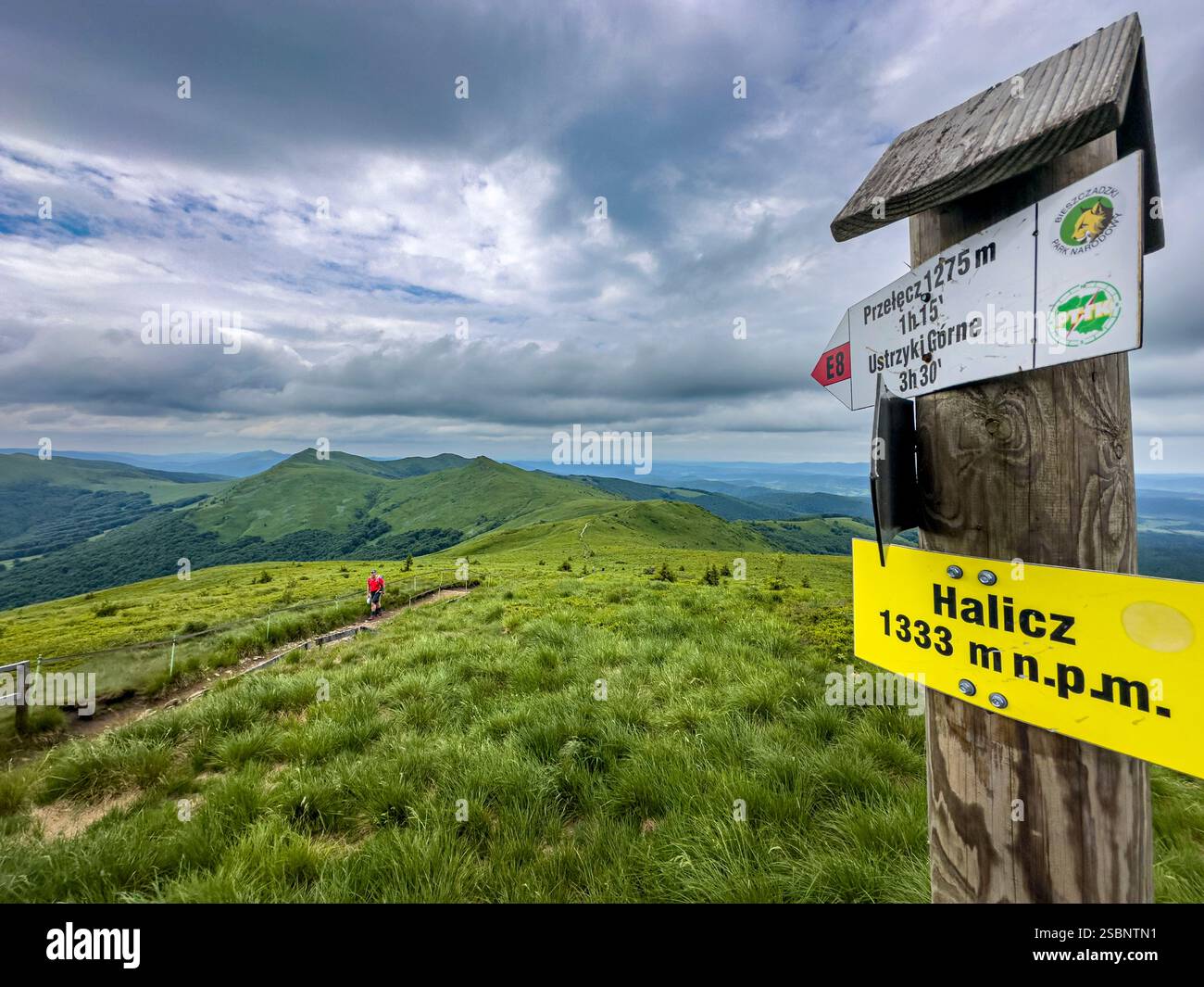 Poland, Precarpathian Mountains, Ustrzyki Górne, Bieszczady National ...