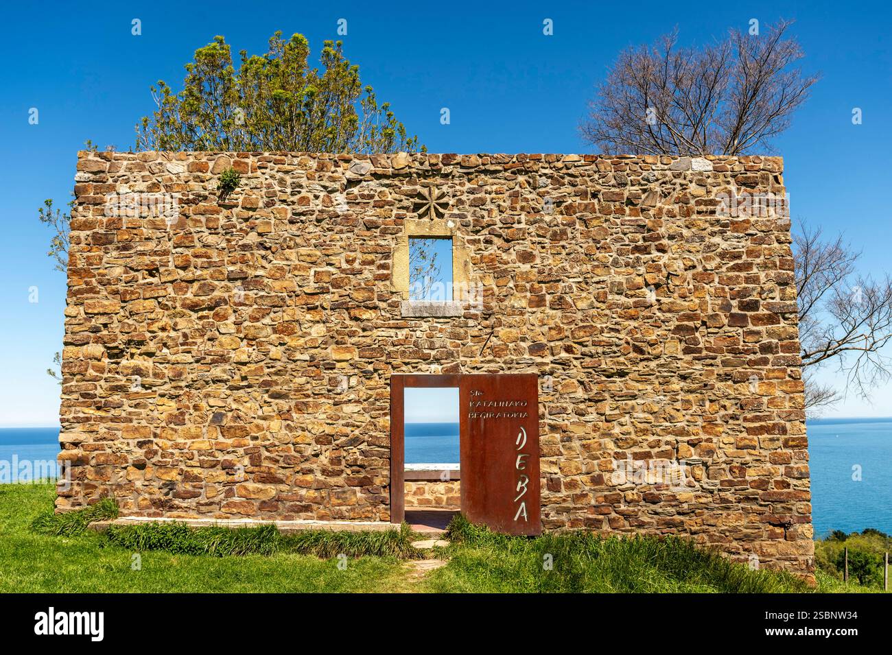 Spain, Basque Country, Guipuzcoa, Deba, 16th-century Santa Catalina ...