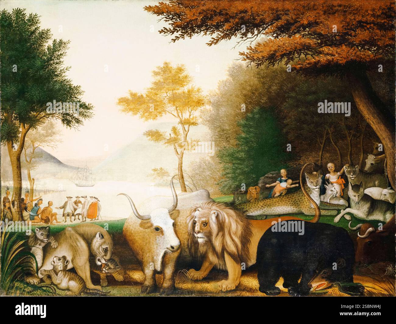 Painter of the peaceable kingdom hi-res stock photography and images ...