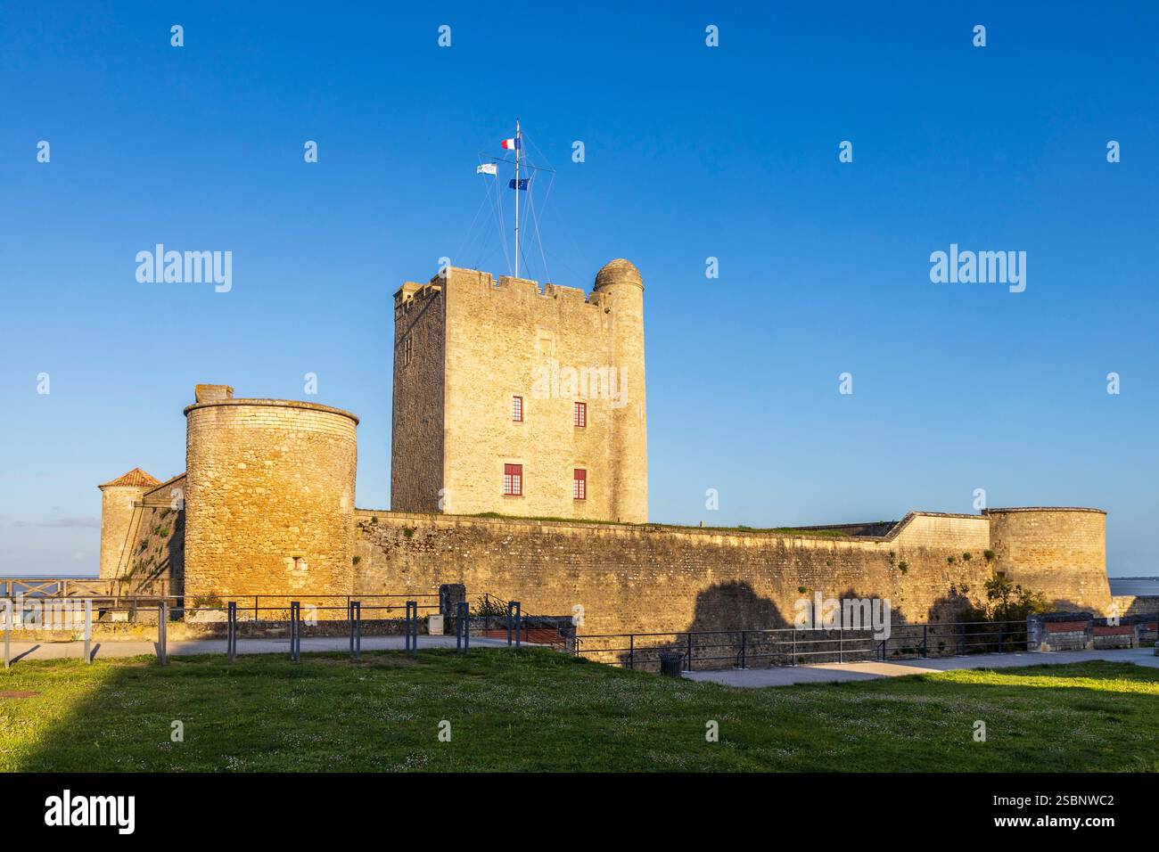 France, Charente-Maritime, Fouras, 11th -17th century castle of Fouras ...