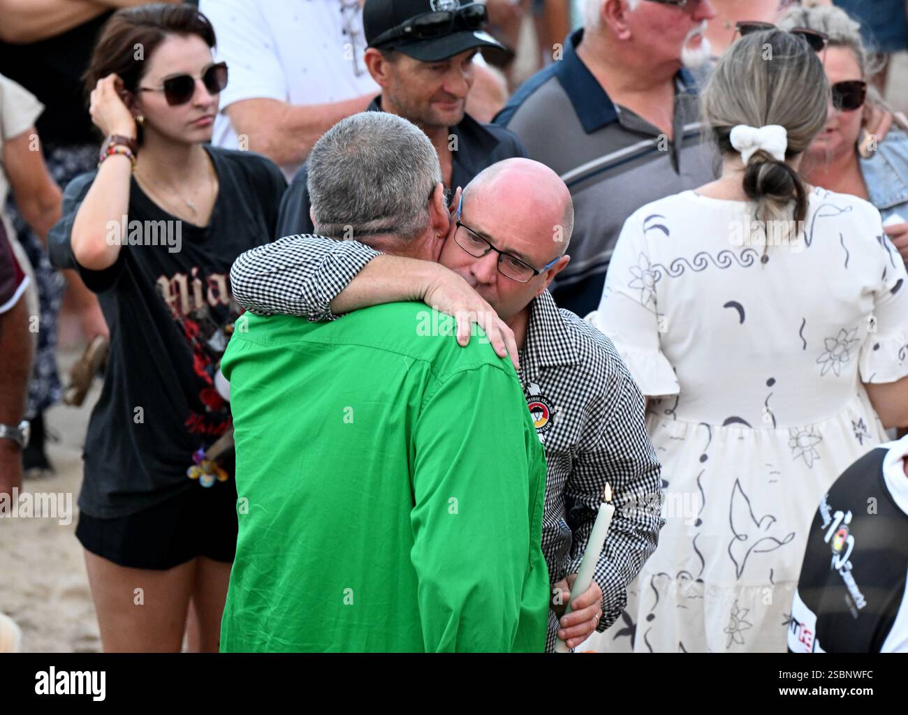 Bribie Island, Australia. 04th Feb, 2025. Charlize's father Steven ...