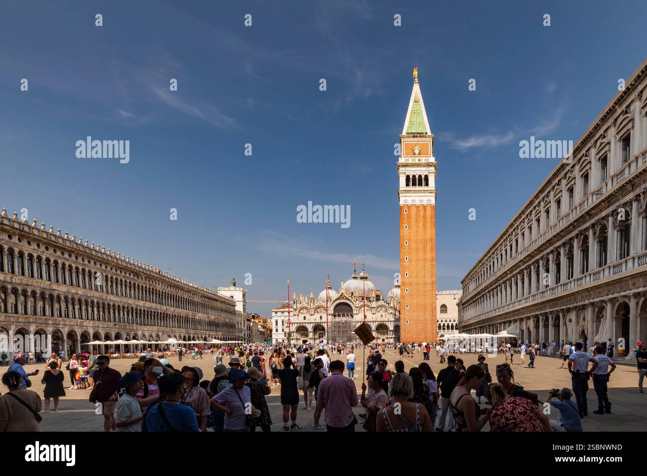 Italy, Veneto, Venice, listed as World Heritage by UNESCO, Piazza San ...