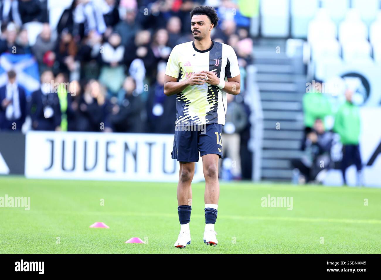 Renato Veiga of Juventus Fc during warm up before the Serie A match ...