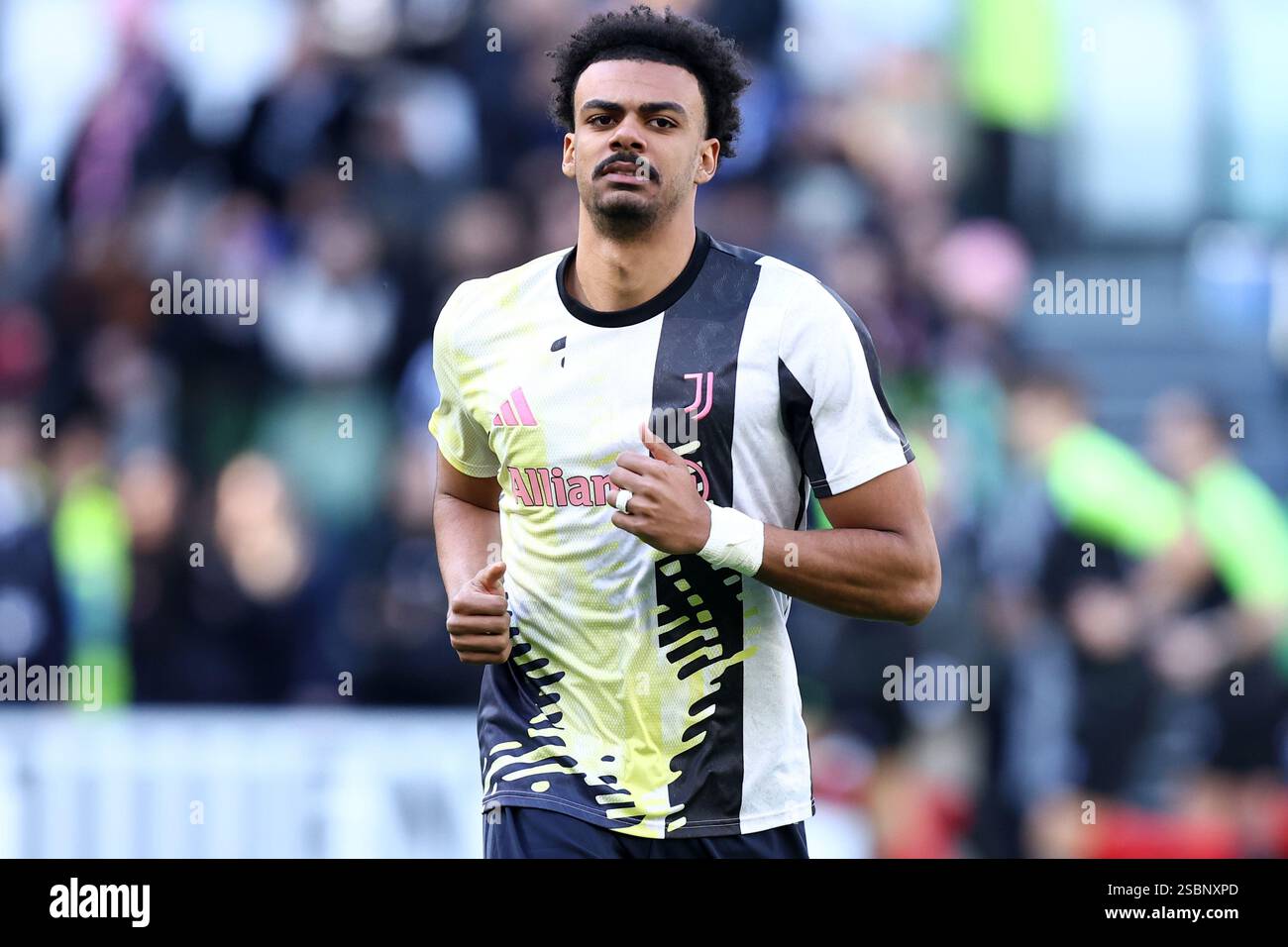 Renato Veiga of Juventus Fc during warm up before the Serie A match ...