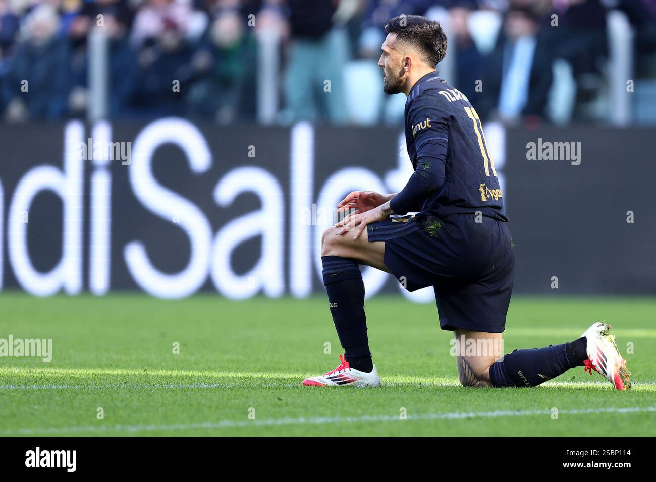 Nico Gonzalez of Juventus Fc lies on the ground during the Serie A ...