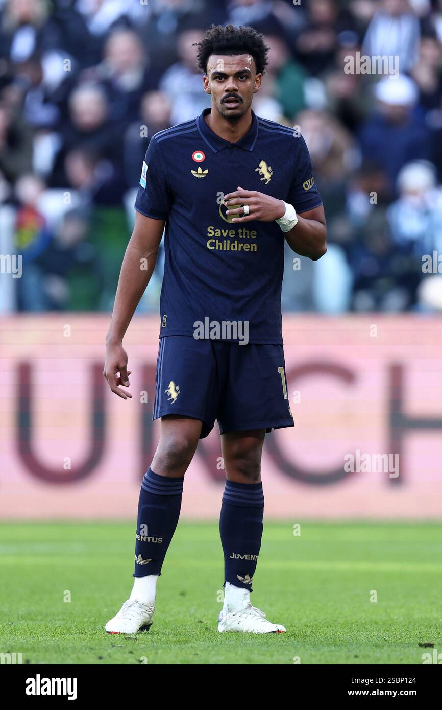 Renato Veiga of Juventus Fc looks on during the Serie A match beetween ...