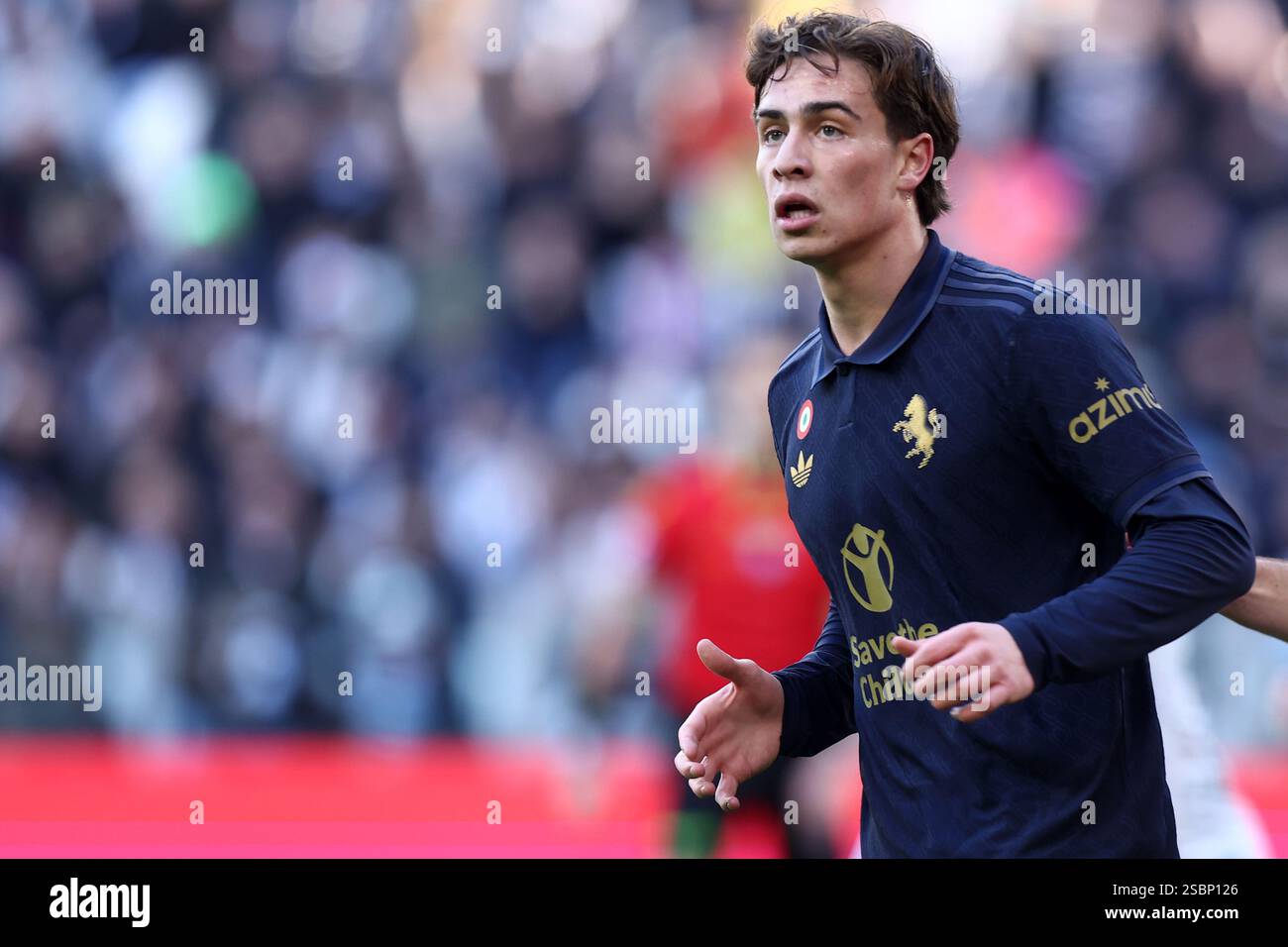 Kenan Yildiz of Juventus Fc looks on during the Serie A match beetween ...