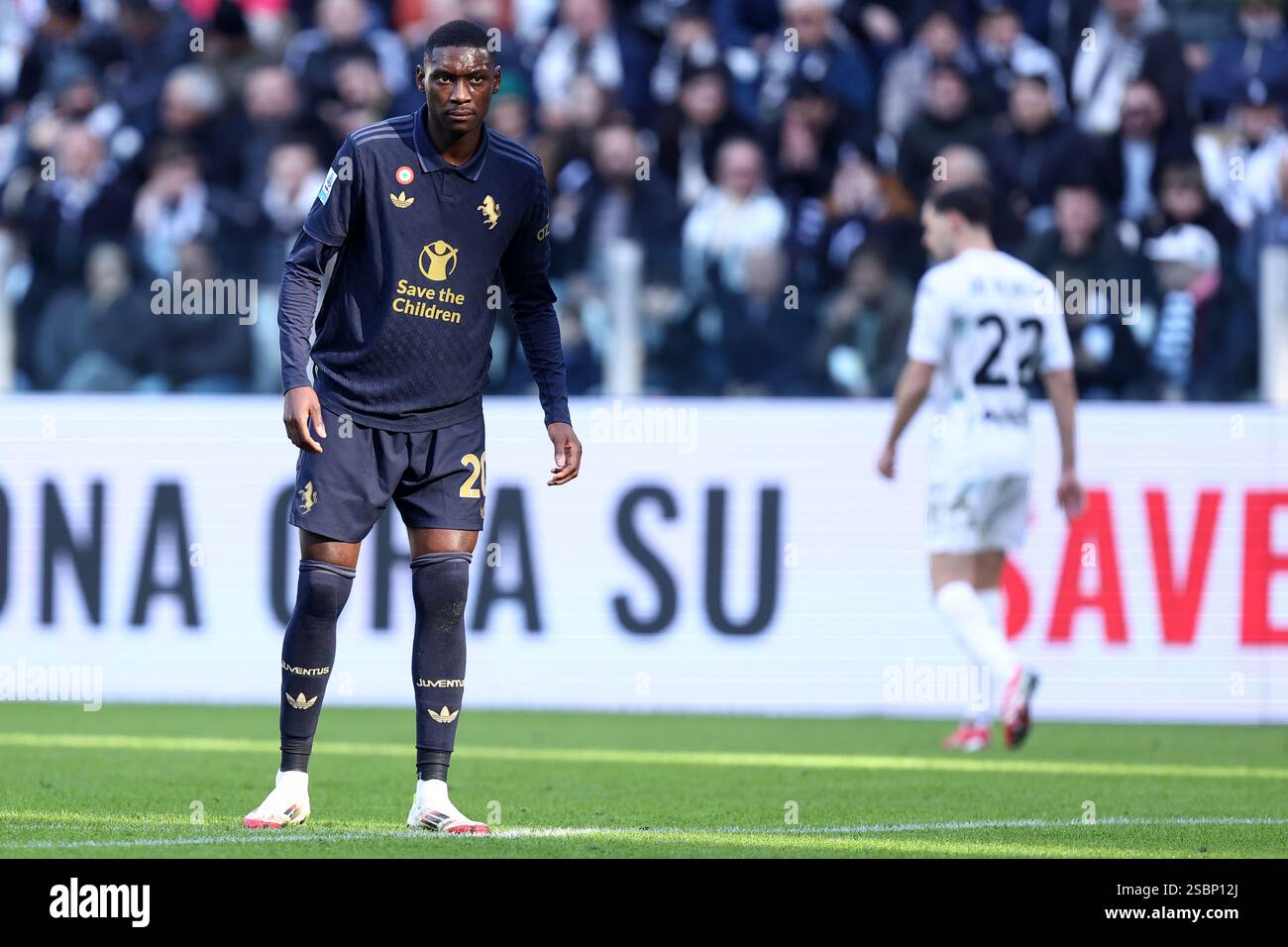 Randal Kolo Muani of Juventus Fc looks on during the Serie A match ...