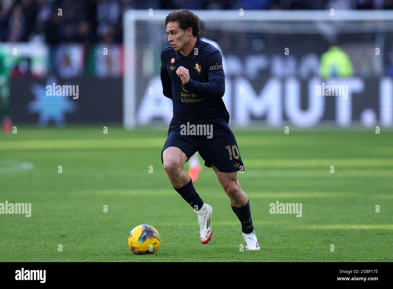Kenan Yildiz of Juventus Fc in action during the Serie A match beetween ...
