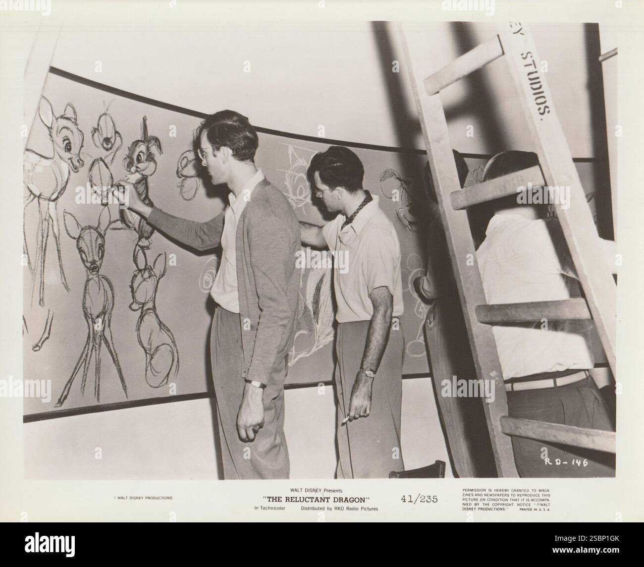 The Reluctant Dragon (RKO, 1941). Walt Disney. narrated by wit Robert ...