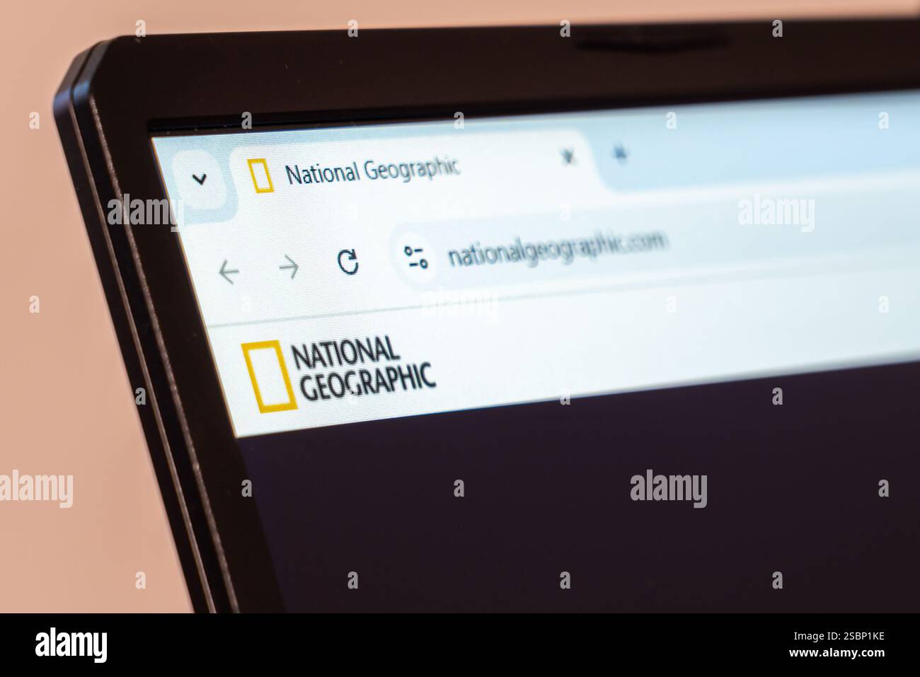New York, USA - January 31, 2025: National Geographic website homepage ...