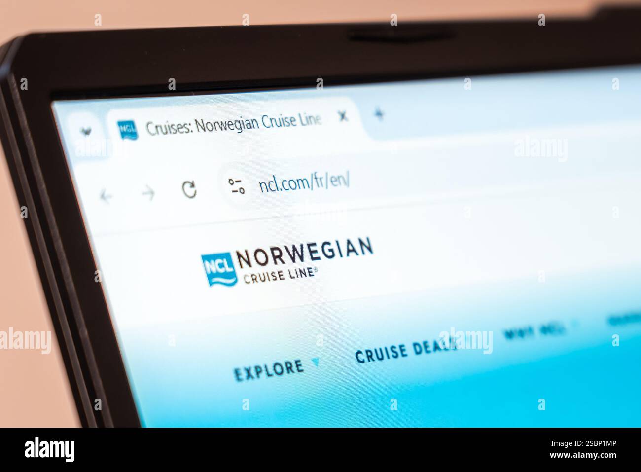 New York, USA - January 31, 2025: Norwegian Cruise Line travel and ...