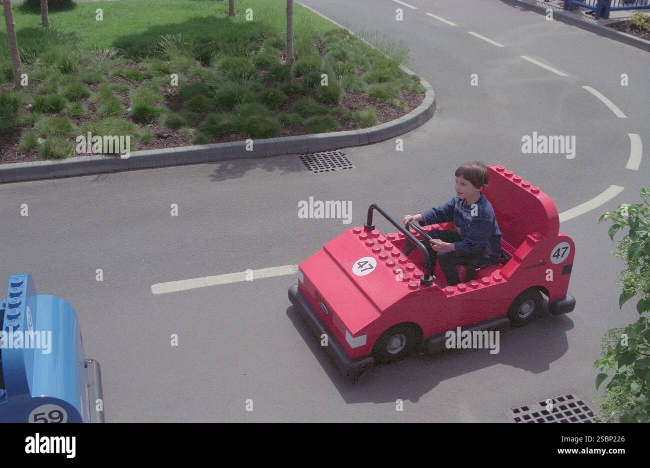 Legoland Windsor Park on a summertime afternoon when parents ...