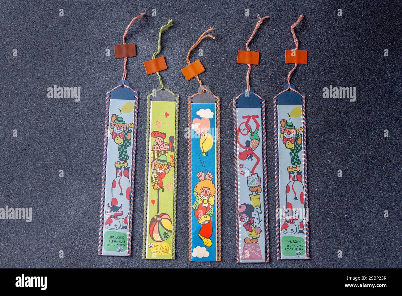 Old bookmarks for books and textbooks. Children's books of the USSR ...