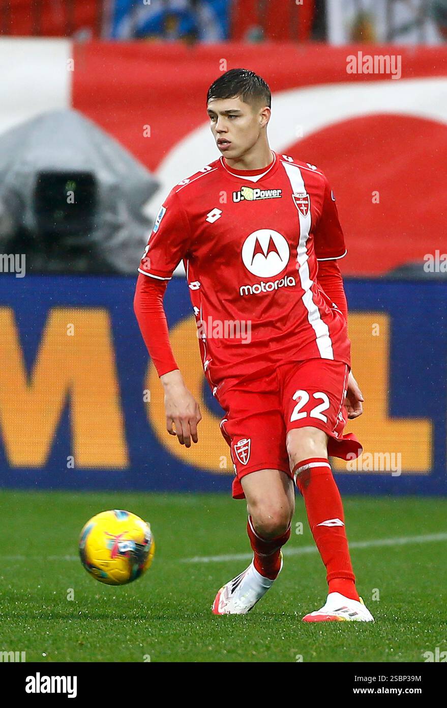 MONZA, ITALY - FEBRUARY 1: Tomas Palacios of AC Monza in action ,during ...