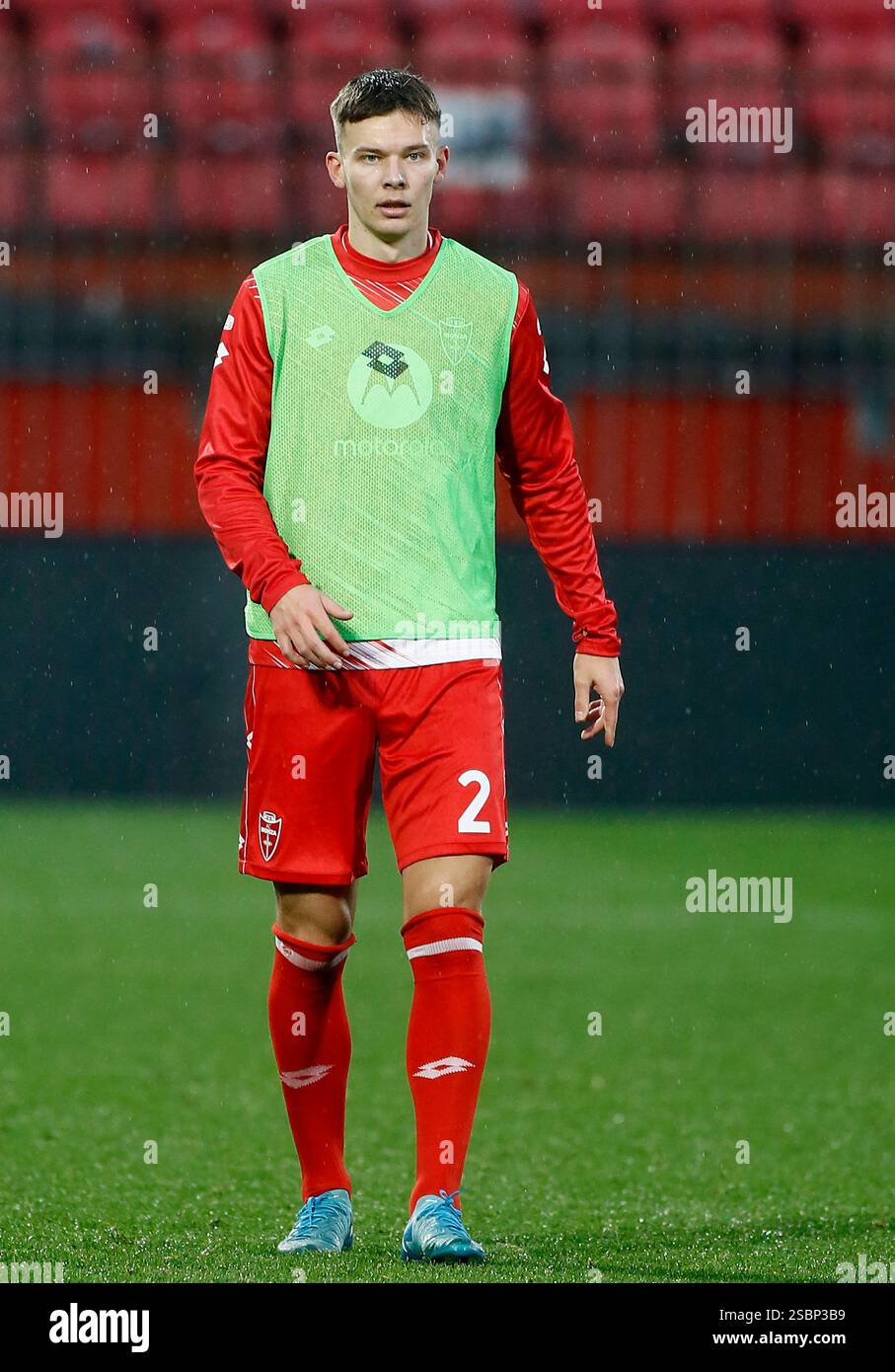 MONZA, ITALY - FEBRUARY 1: Arvid Brorsson of AC Monza looks on ,during ...