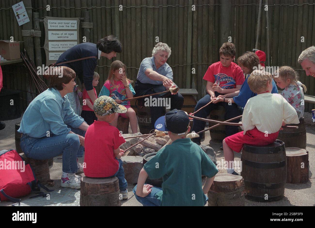 Legoland Windsor Park on a summertime afternoon when parents ...