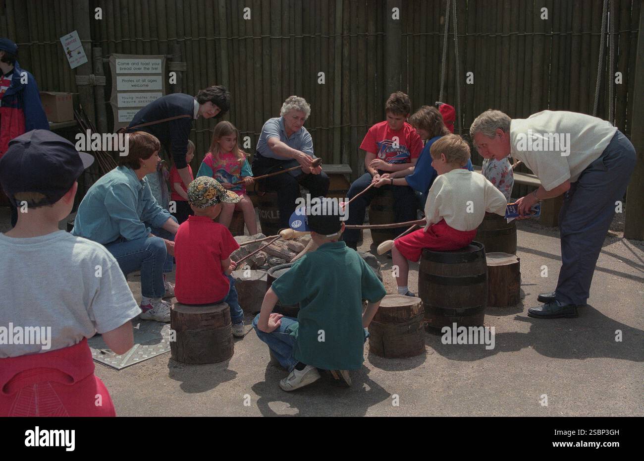 Legoland Windsor Park on a summertime afternoon when parents ...