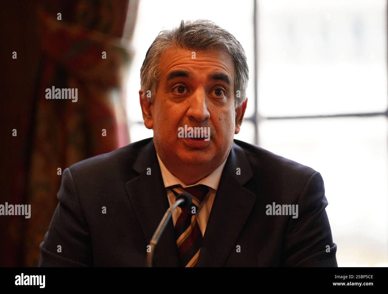 Barrister Mark McDonald, during a press conference at 1 Great George ...