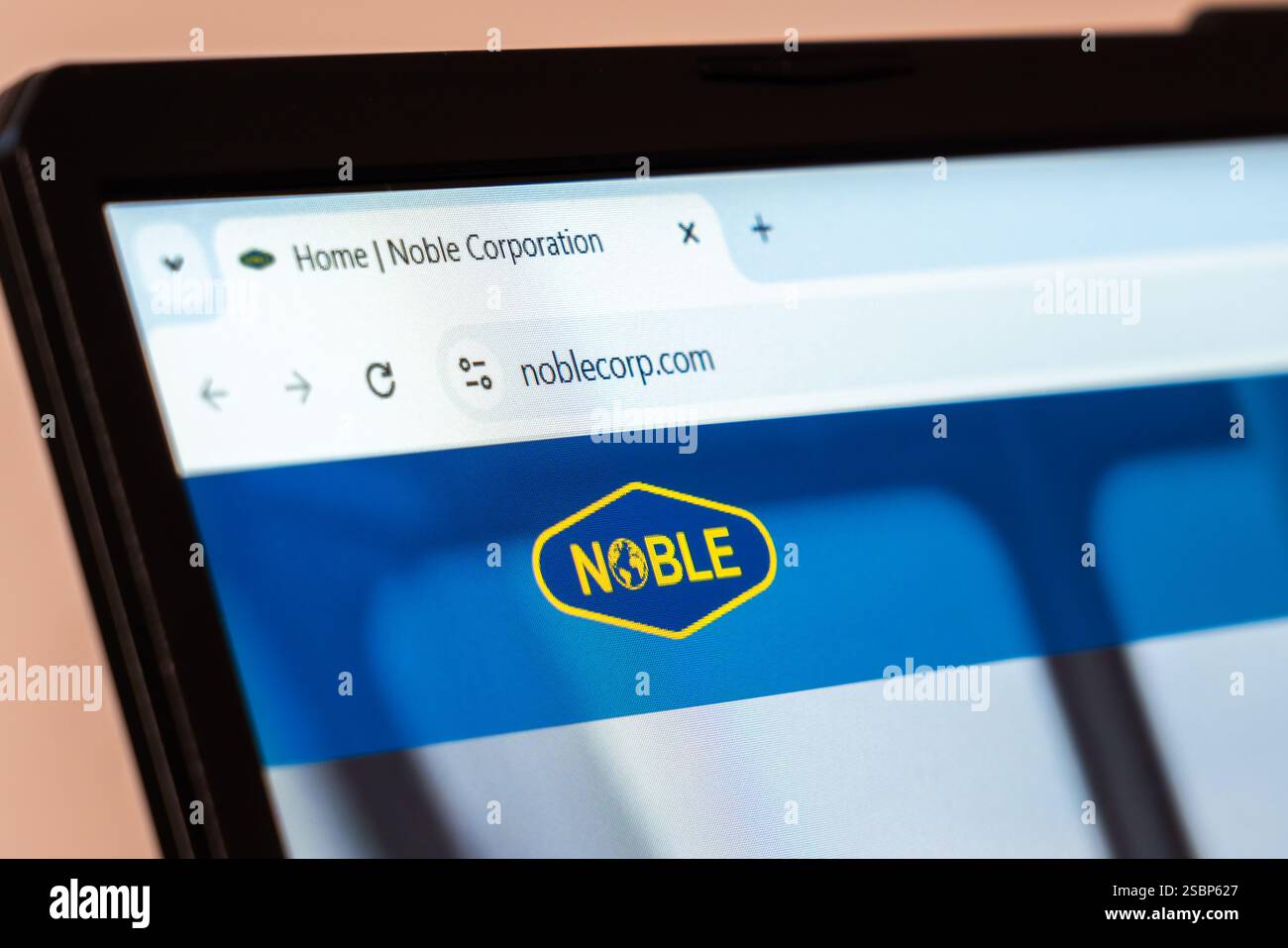 New York, USA - January 31, 2025: Noble Corporation offshore drilling ...