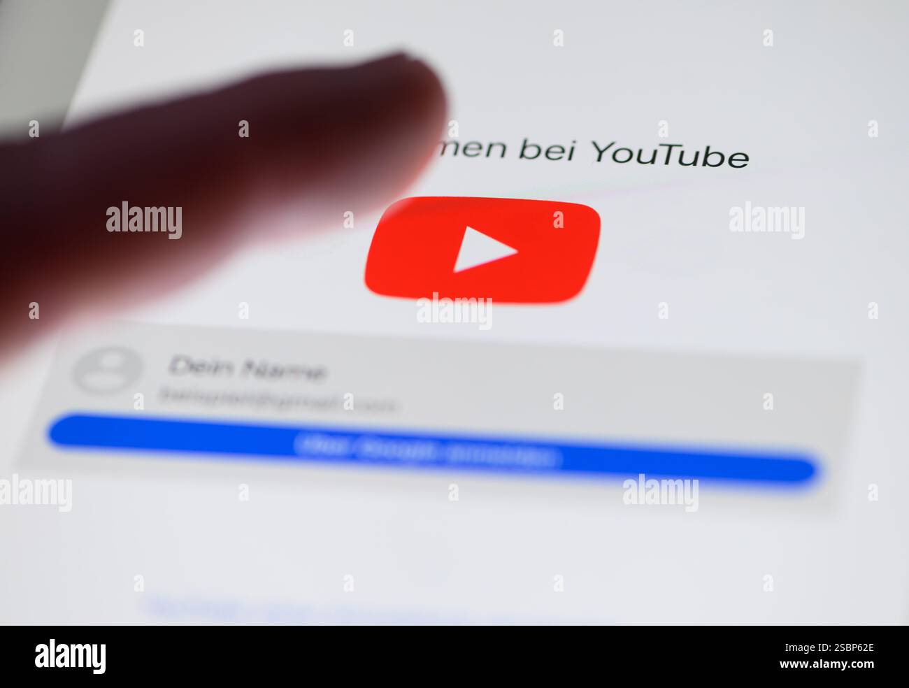 PRODUCTION - 03 February 2025, Saxony, Dresden: The logo of the video ...