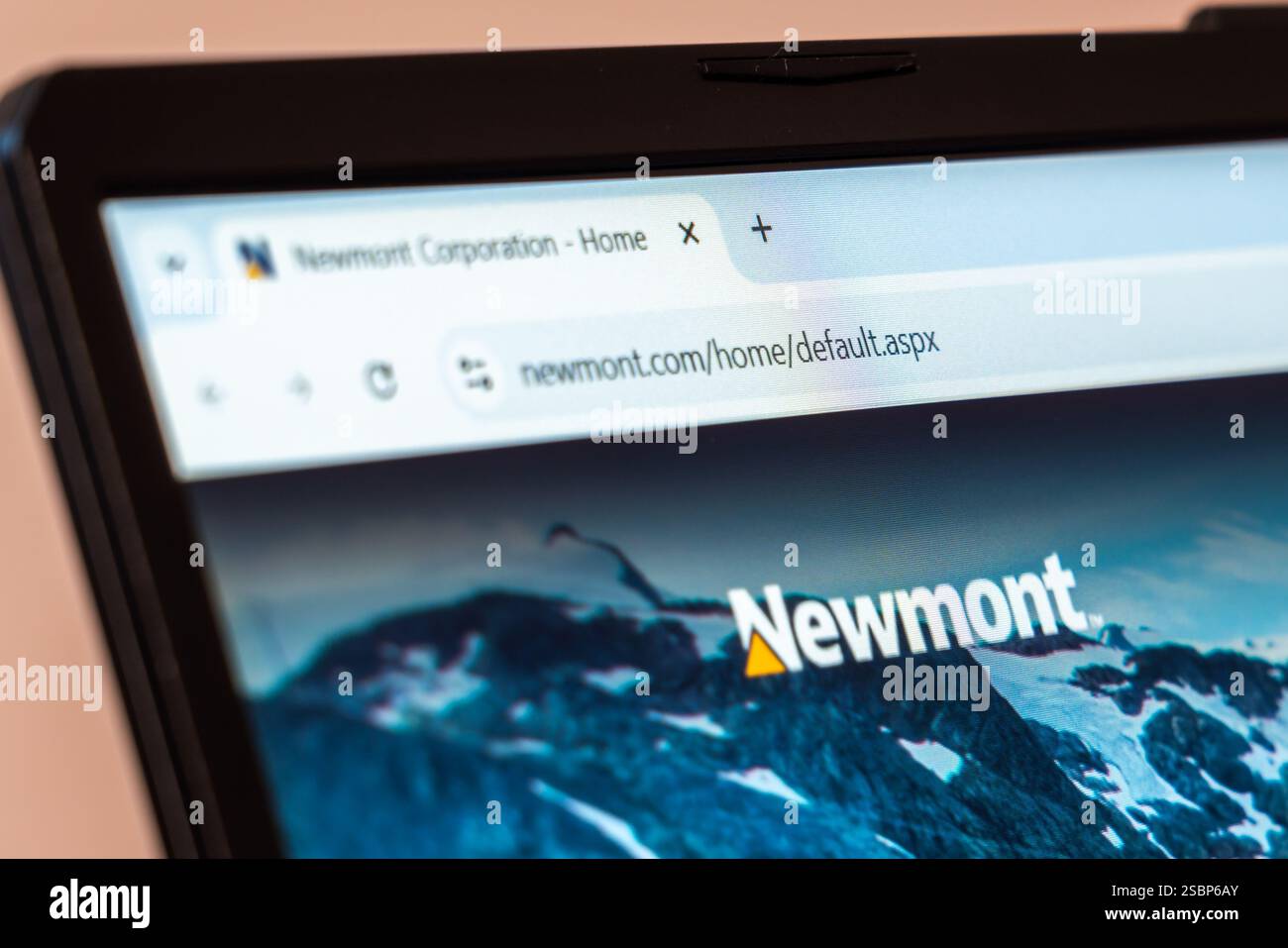 New York, USA - January 31, 2025: Newmont mining and gold production ...