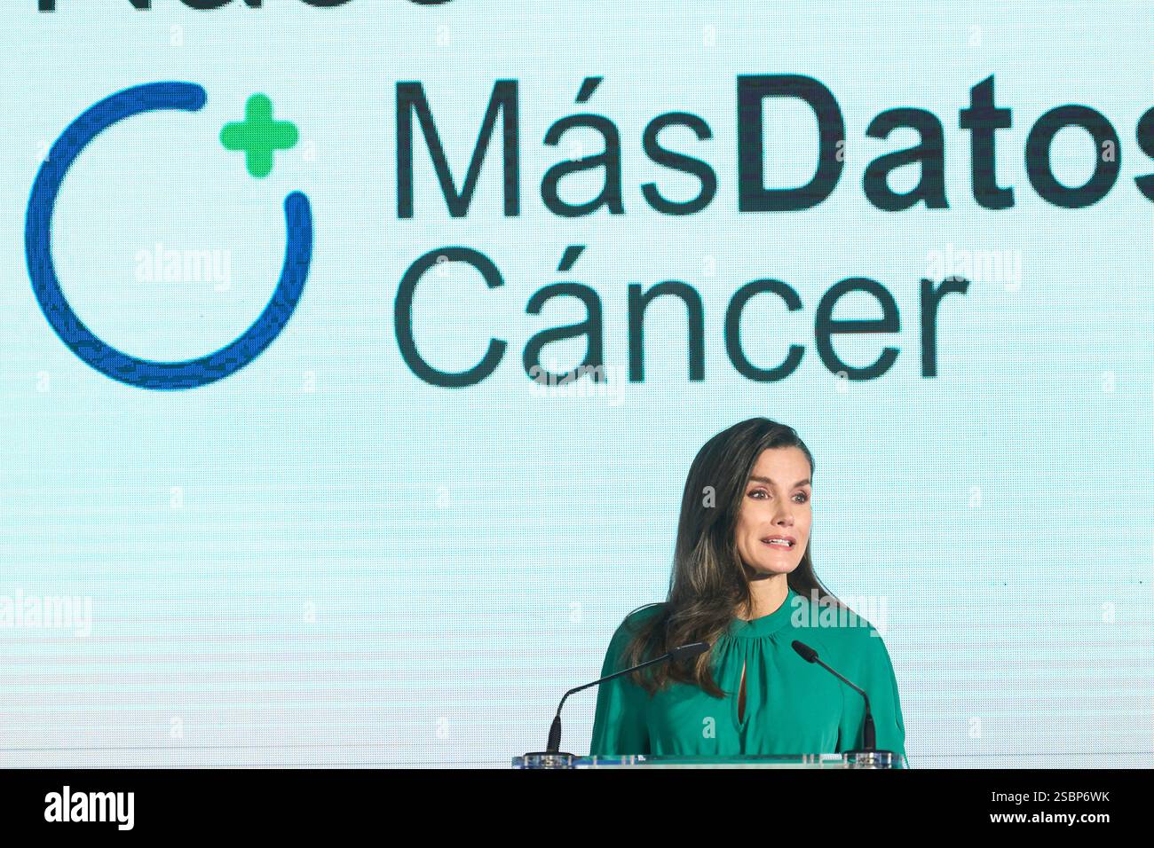 Madrid. Spain. 20250204, Queen Letizia of Spain attends World Cancer ...