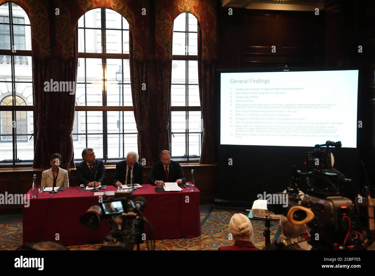 (left to right) Professor Neena Modi, barrister Mark McDonald, Sir ...