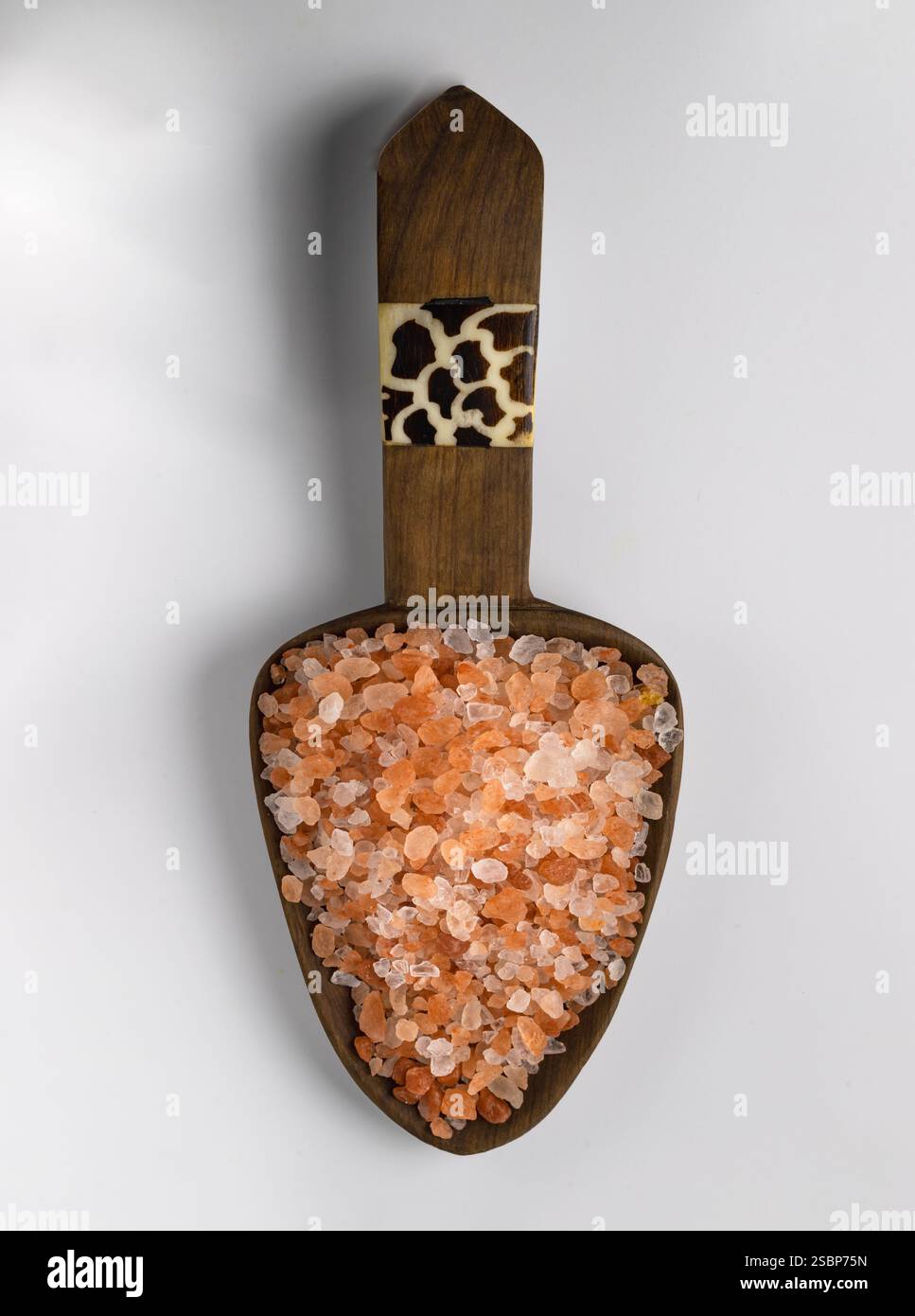 Top view of Pink Himalayan Salt with Bright colors textured surface on ...