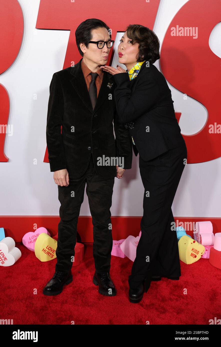 Hollywood, Ca. 03rd Feb, 2025. Ke Huy Quan, Echo Quan at the Premiere ...