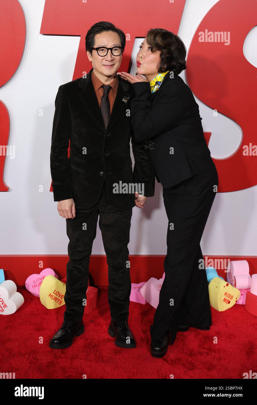 Hollywood, Ca. 03rd Feb, 2025. Ke Huy Quan, Echo Quan at the Premiere Of Universal Pictures ...