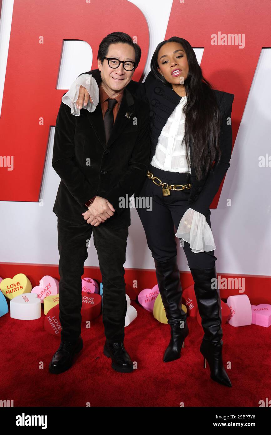 Hollywood, Ca. 03rd Feb, 2025. Ke Huy Quan, Ariana DeBose at the Premiere Of Universal Pictures ...