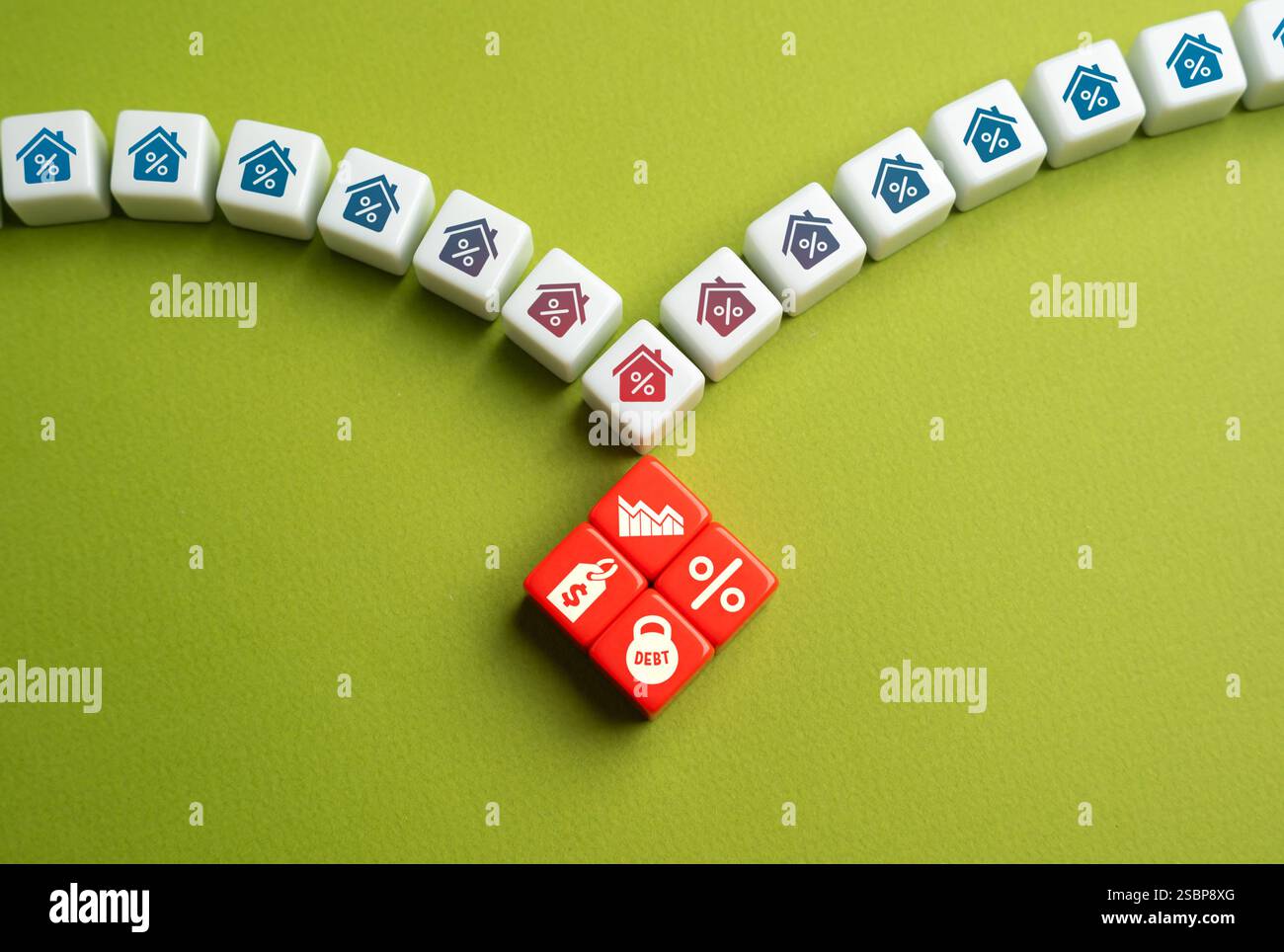 Problems in the real estate market. High interest rates, falling demand ...