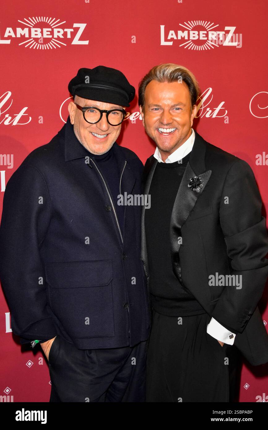 Thomas Rath mit Mann Sandro Rath zu Gast auf dem roten Teppich bei der ...