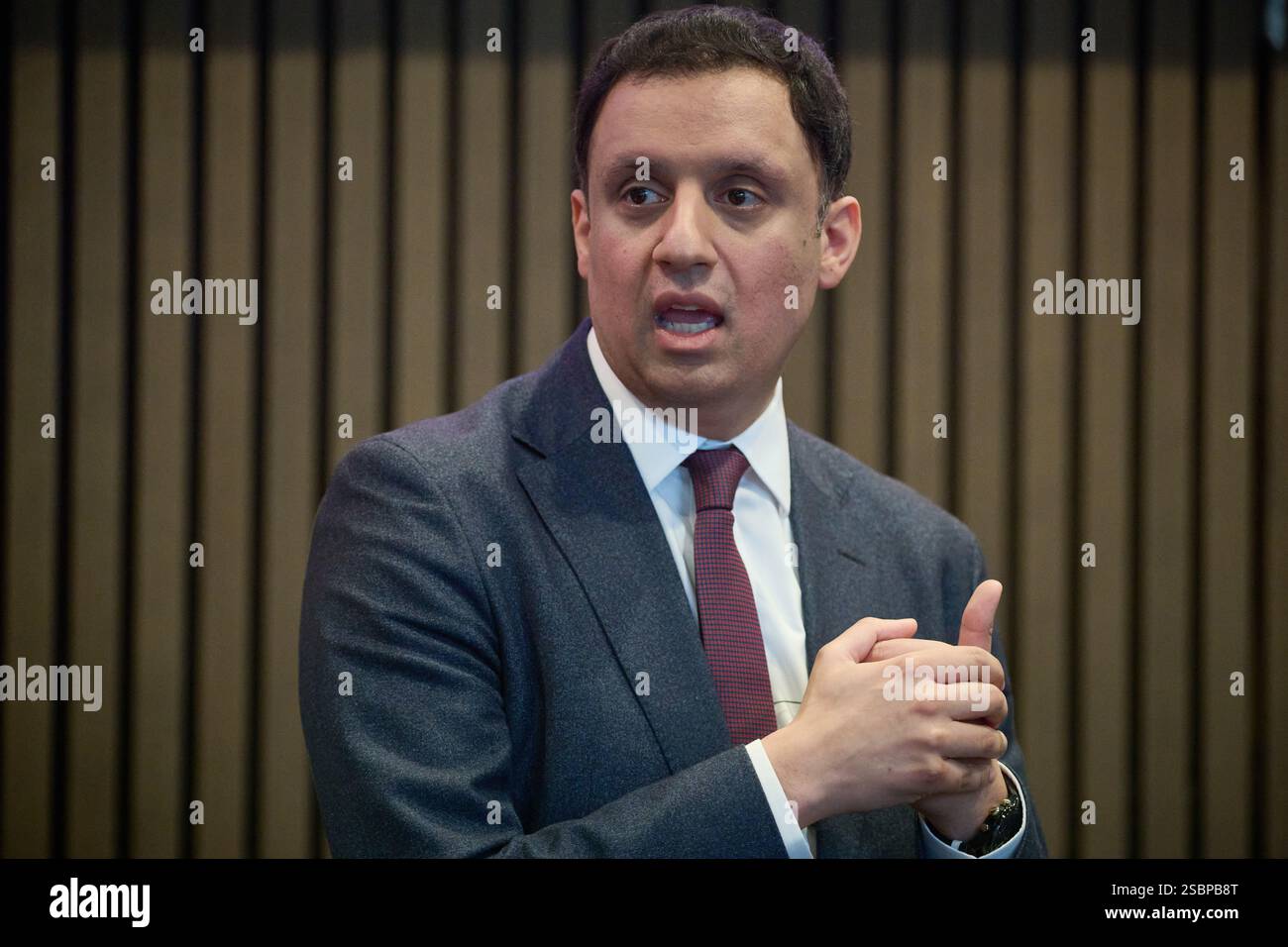 Edinburgh Scotland, UK 04 February 2025. Scottish Labour leader Anas ...