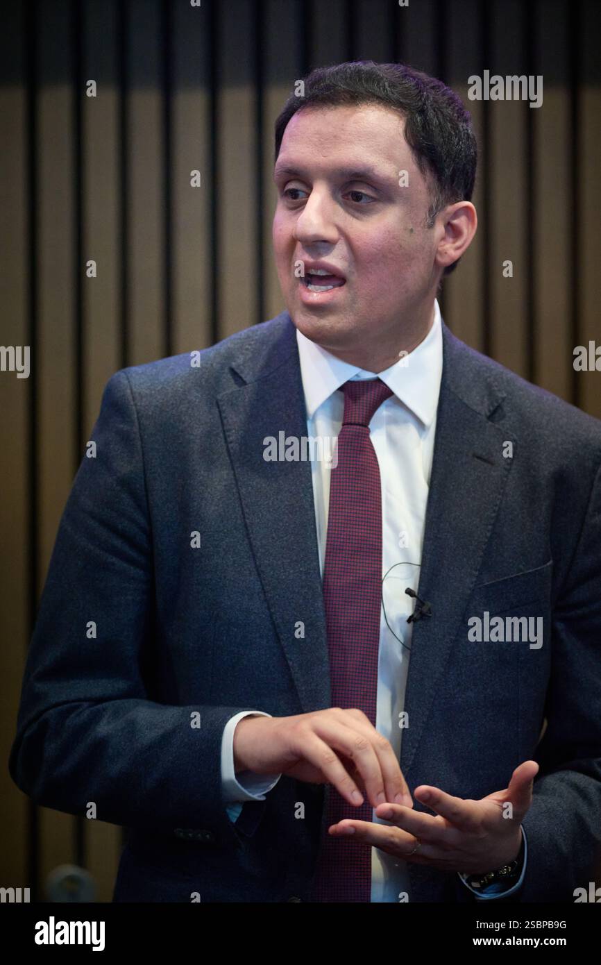 Edinburgh Scotland, UK 04 February 2025. Scottish Labour leader Anas ...
