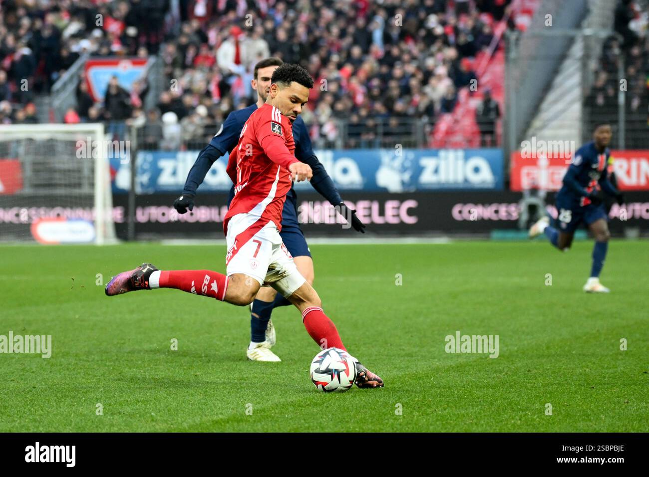 07 Kenny LALA (sb29) during the Ligue 1 McDonald's match between Brest ...