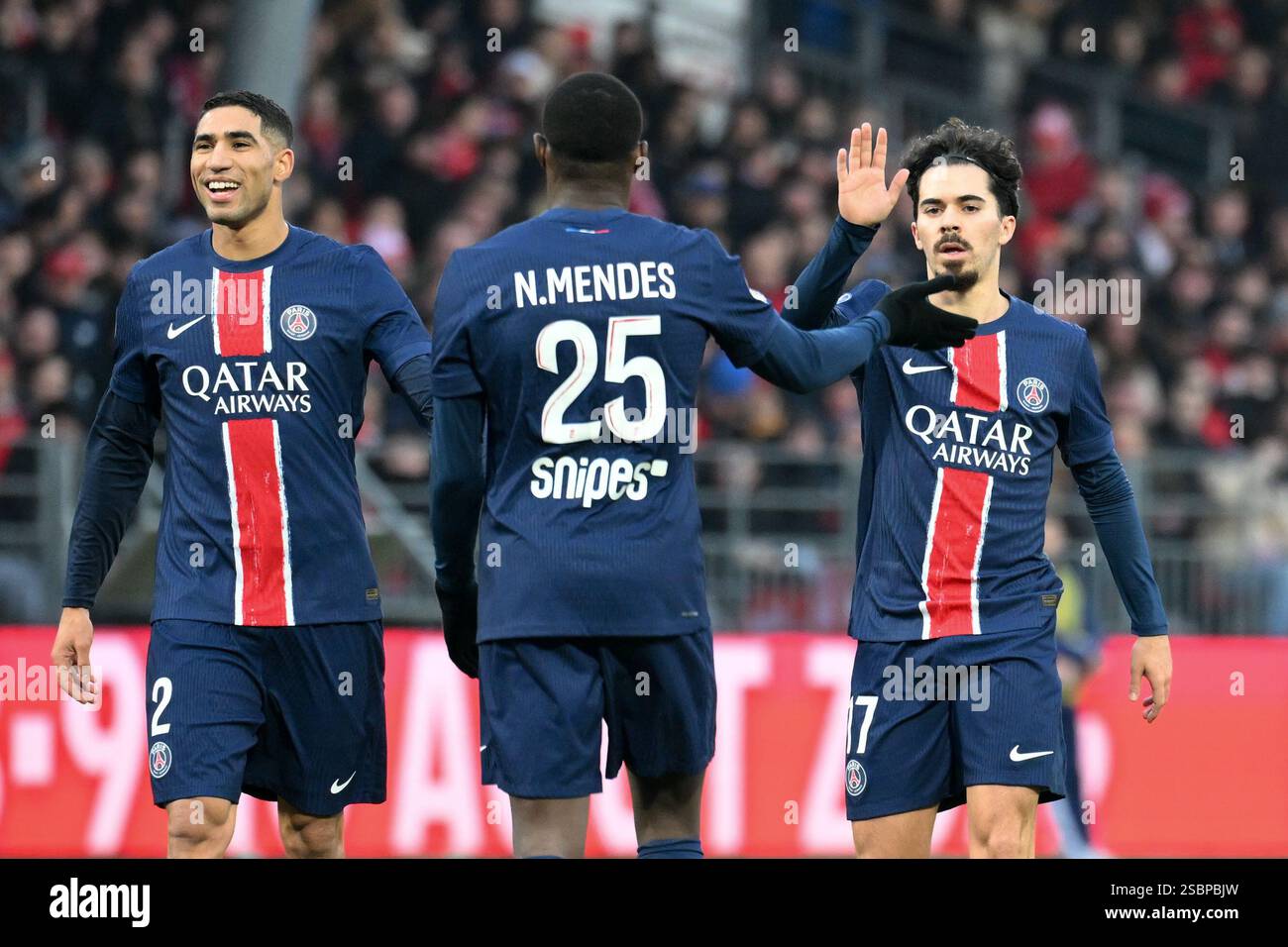 02 Achraf HAKIMI (psg) - 17 VITINHA (psg) during the Ligue 1 McDonald's ...