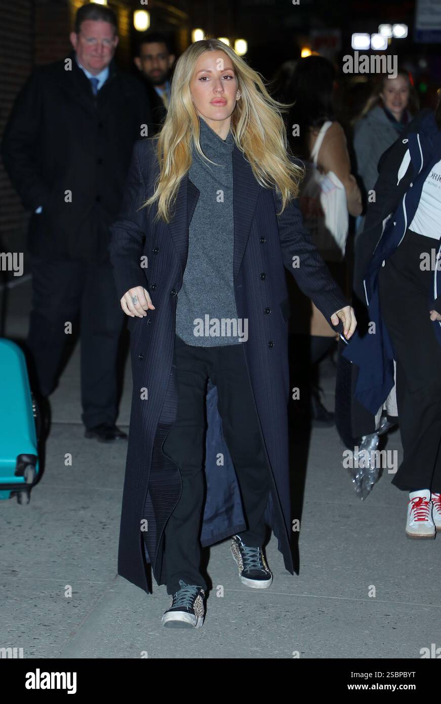 Ellie Goulding arriving at 'The Late Show with Stephen Colbert' on ...