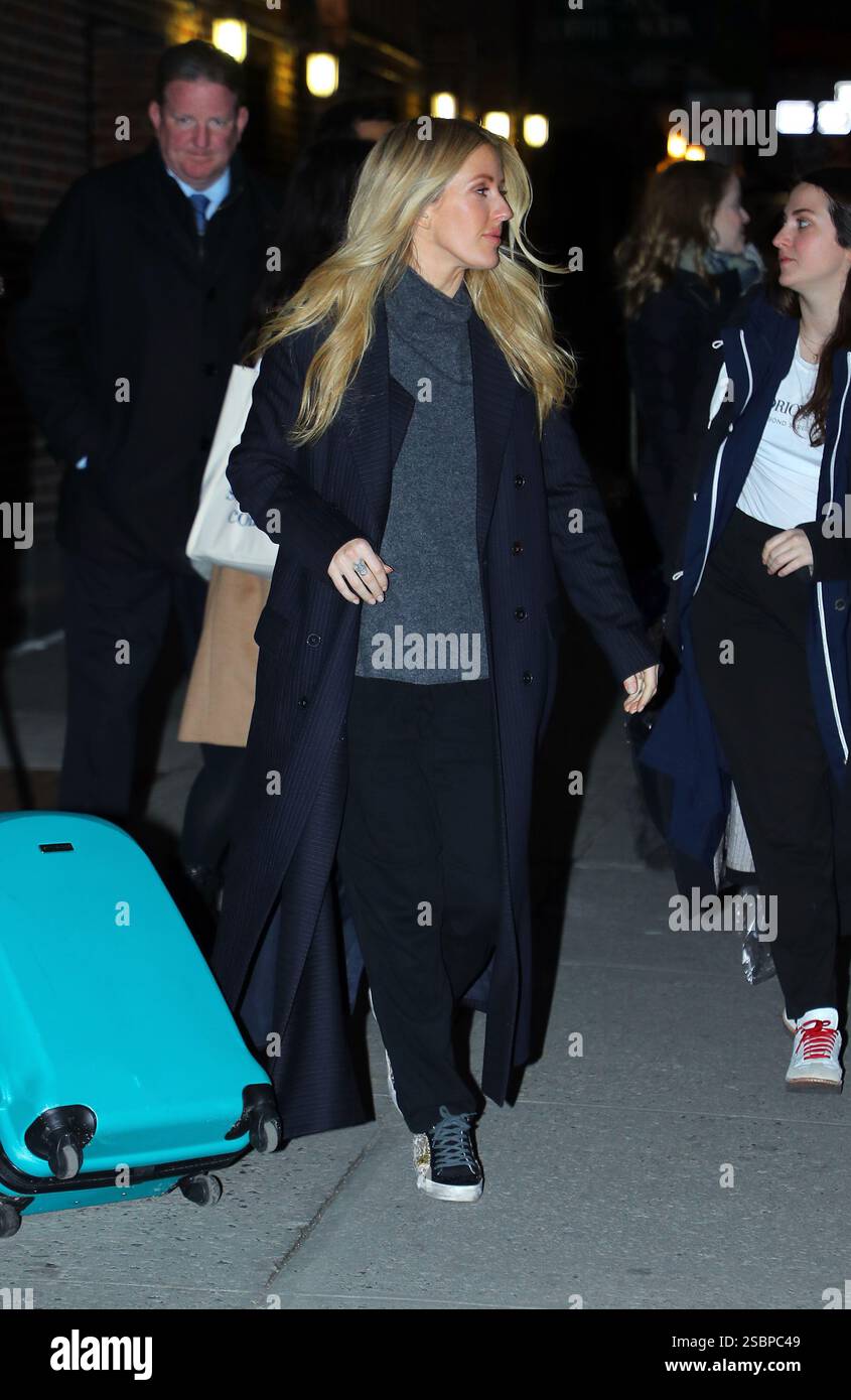 Ellie Goulding arriving at 'The Late Show with Stephen Colbert' on ...