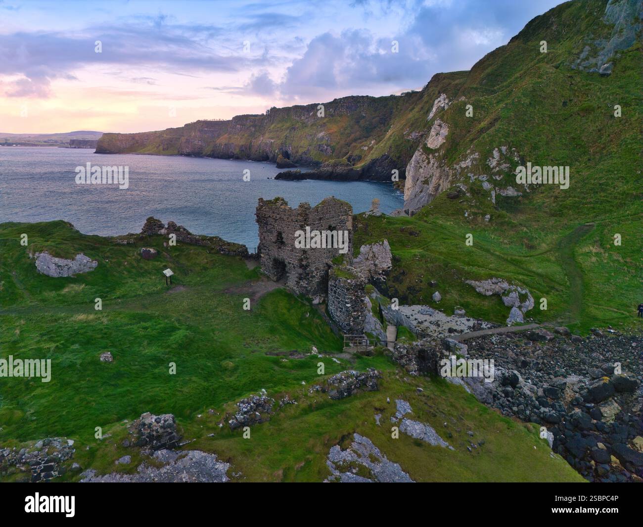 Kinbane Castle in Northern Ireland - The magnificent ruins of an ...