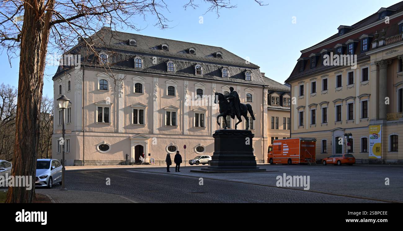04 February 2025, Thuringia, Weimar: The Duchess Anna Amalia Library ...